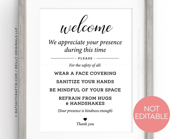 Printable Safety Sign Help Protect Friends Family Wear Face - Etsy