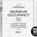 Maximum Occupancy PRINTABLE SIGN Fill in Modern Simple Poster for ...