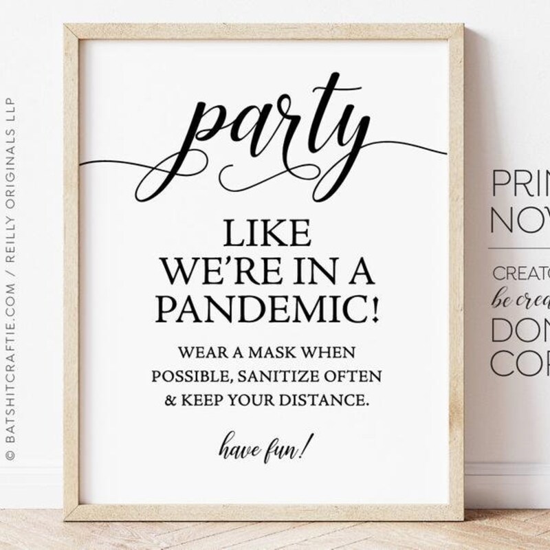 Covid Mask Funny Signs - Etsy