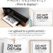 Do Not Disturb Unless Absolutely Necessary Simple and Elegant Printable ...