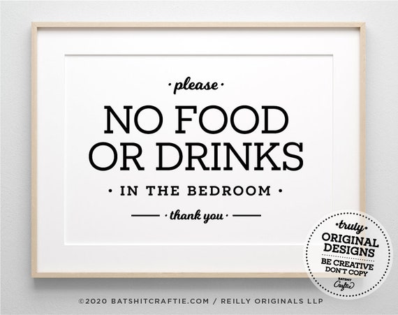 No Eating Signs To Print