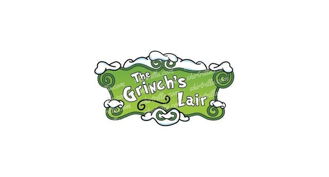 The Grinch's Lair Vector and PNG Download - Etsy Portugal