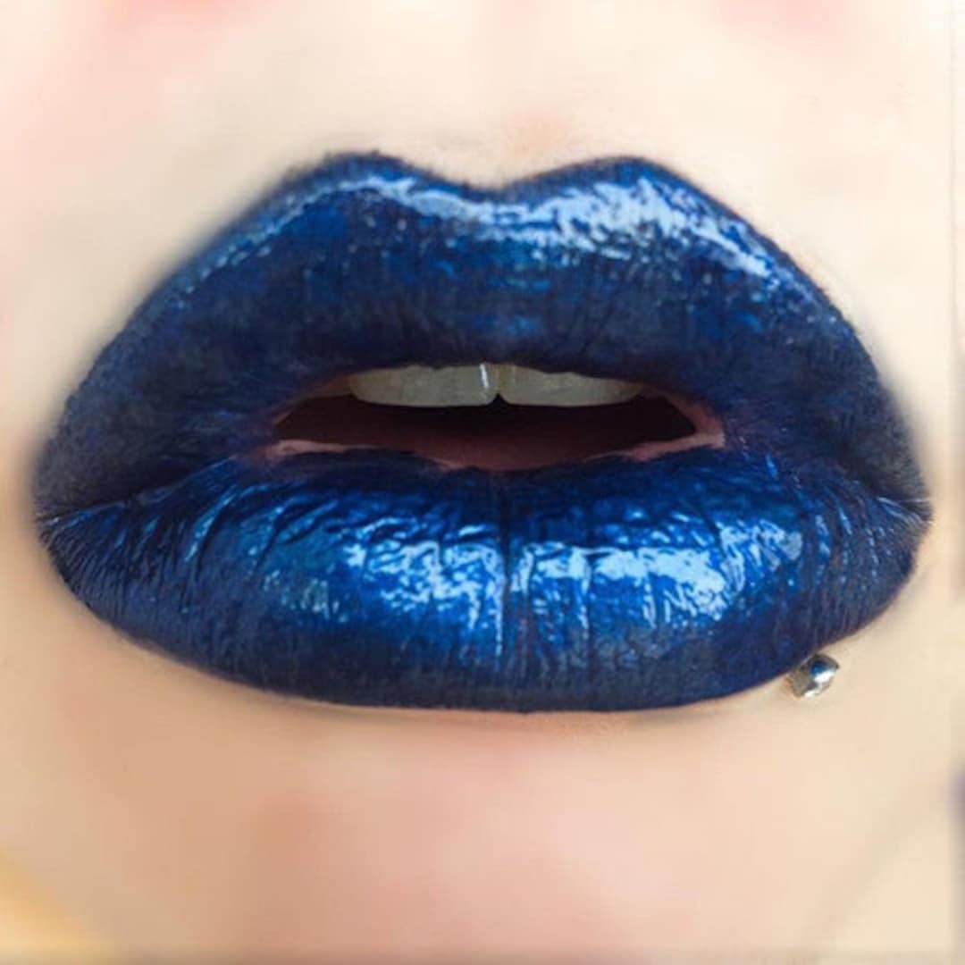 Lip Potion, Blue Lip Gloss, Blue Lipstick,lip Gloss, Lipstick, Liquid ...