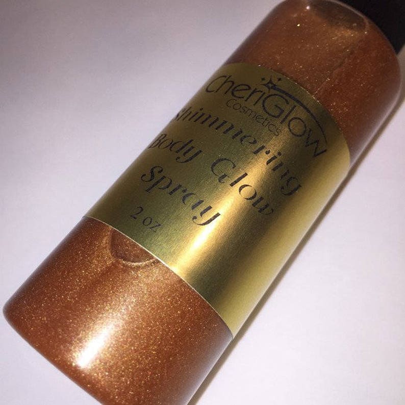 Bronze Goddess Shimmering Body Glow Spray (2 Oz.), Illuminating Body ...