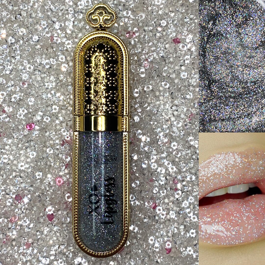 Holographic Pretty Lipgloss, Holo Lips, Glitter Lips, Glitter Lipgloss ...