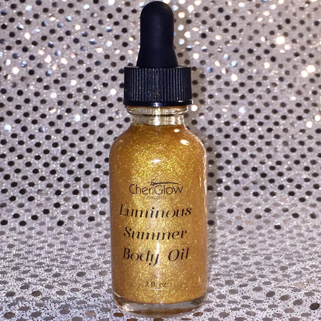 Luminous Summer Body Oil, Body Elixir, Shimmering Body Oil, Gold Body ...
