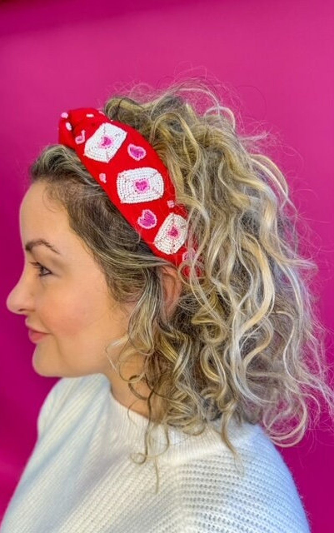 Valentine Love Letter Headband, Love Letter Headband - Etsy