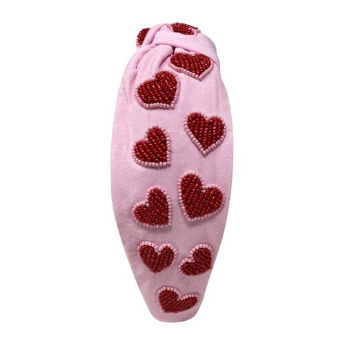 Valentine Heart Headband Heart Headband Pink and Red Heart - Etsy