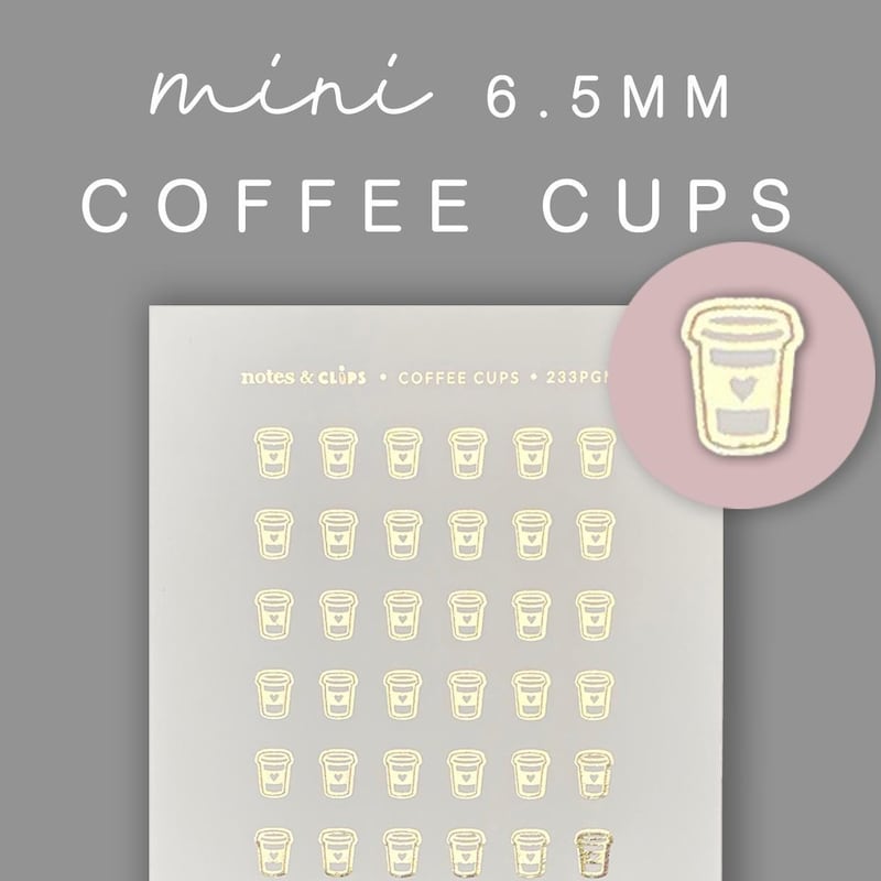 Coffee Planner Stickers - Etsy