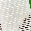 Blank Foiled Tab Stickers - Etsy