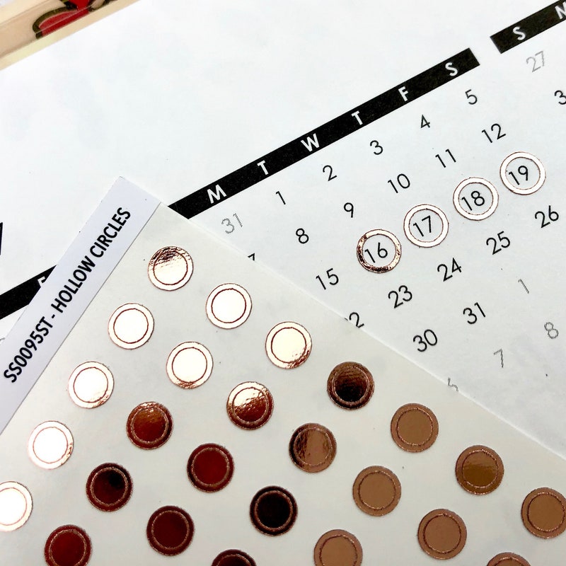 Outline Circle Sticker - Etsy UK