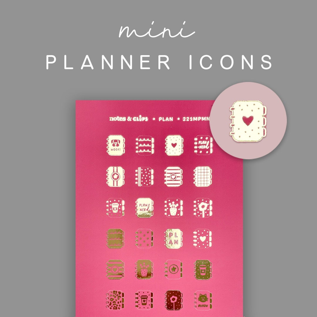 Planner Time Stickers, MINI Plan Stickers, Decorative Planner Stickers ...