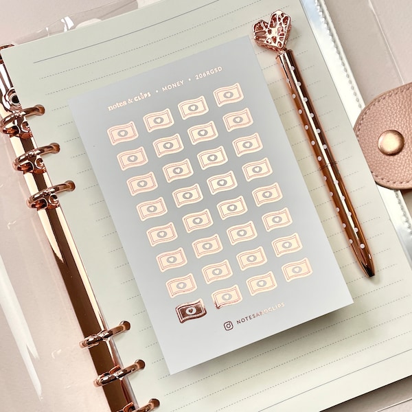 Money Planner Stickers - Etsy