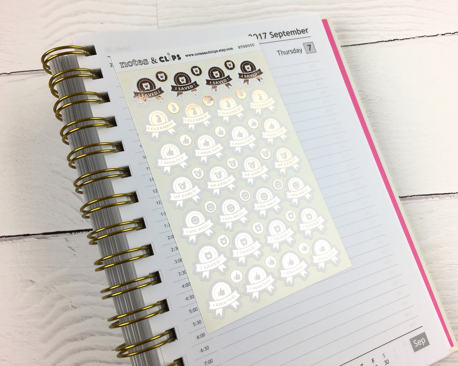 Adulting Stickers Achievement Stickers Foil Planner - Etsy