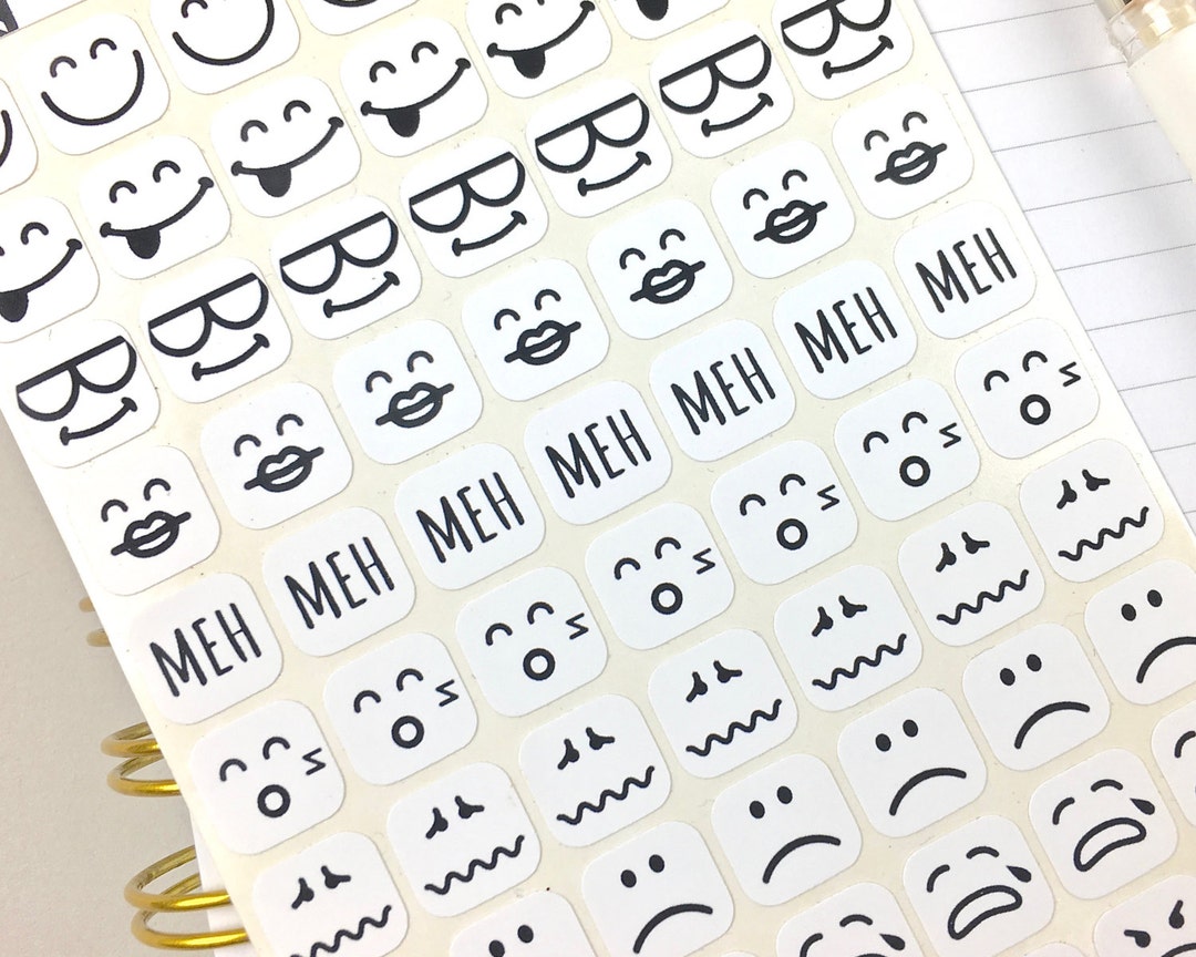 Mood Stickers Bullet Journal Stickers Planner Stickers - Etsy