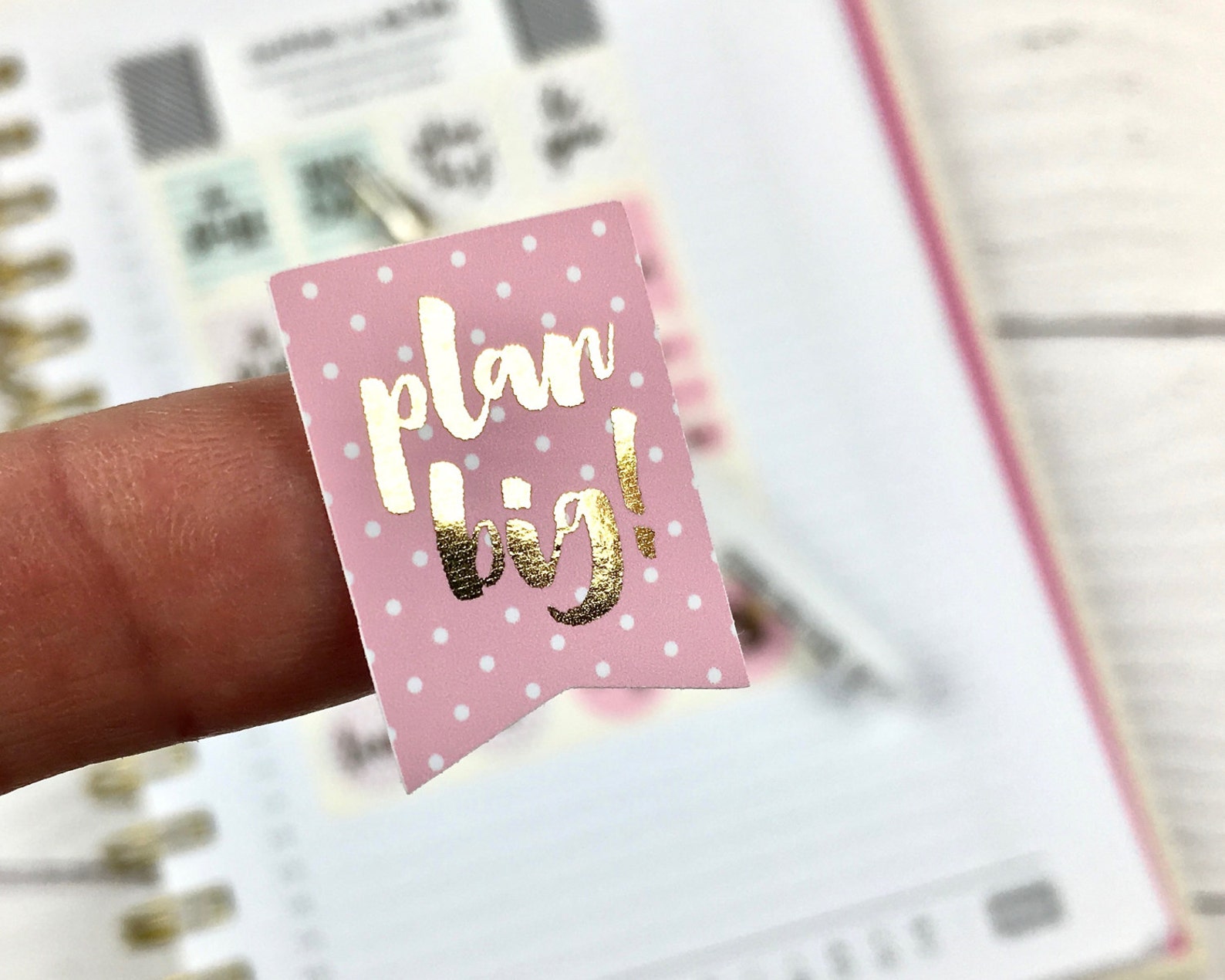 Foil Planner Stickers - Etsy
