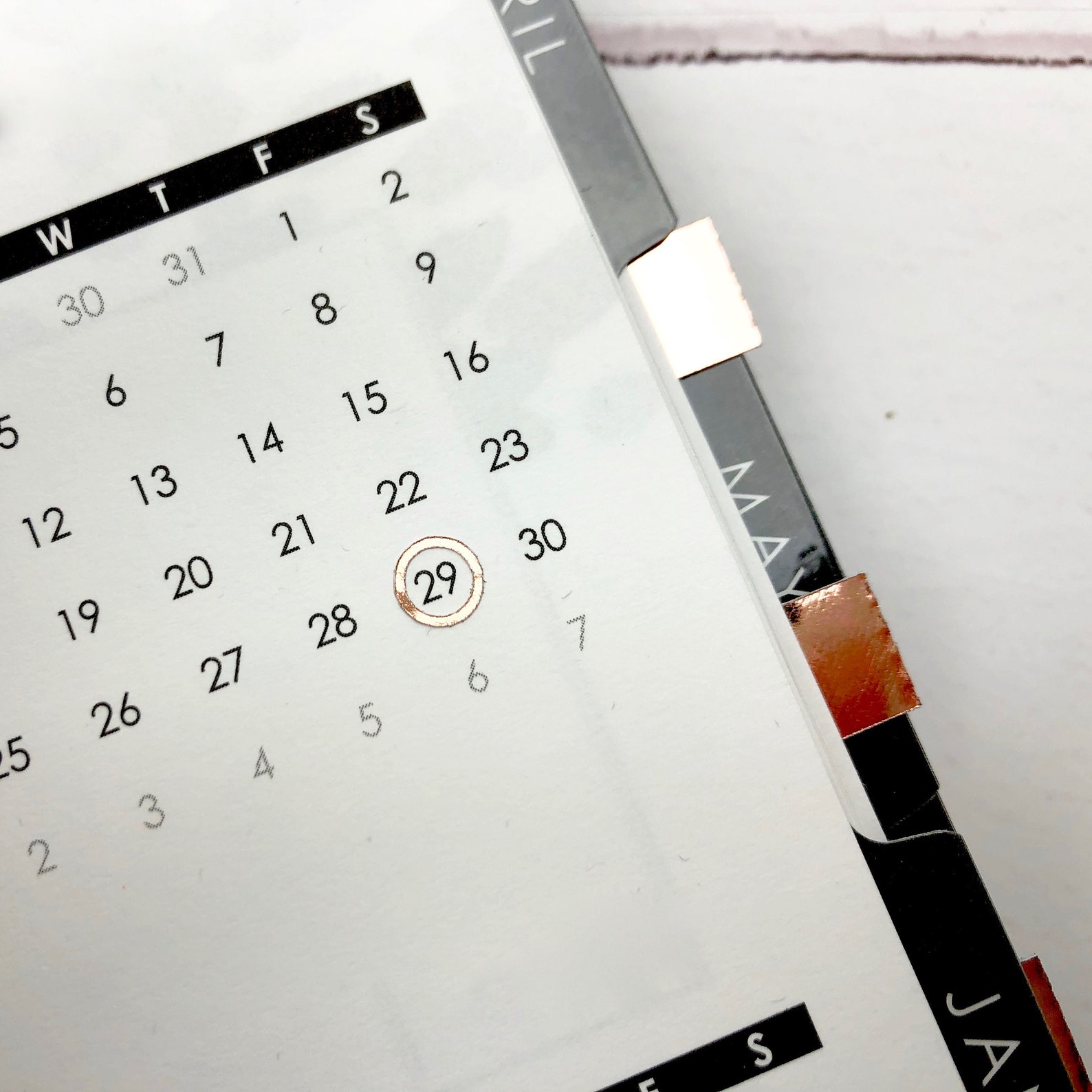 Blank Foiled Tab Stickers | Etsy