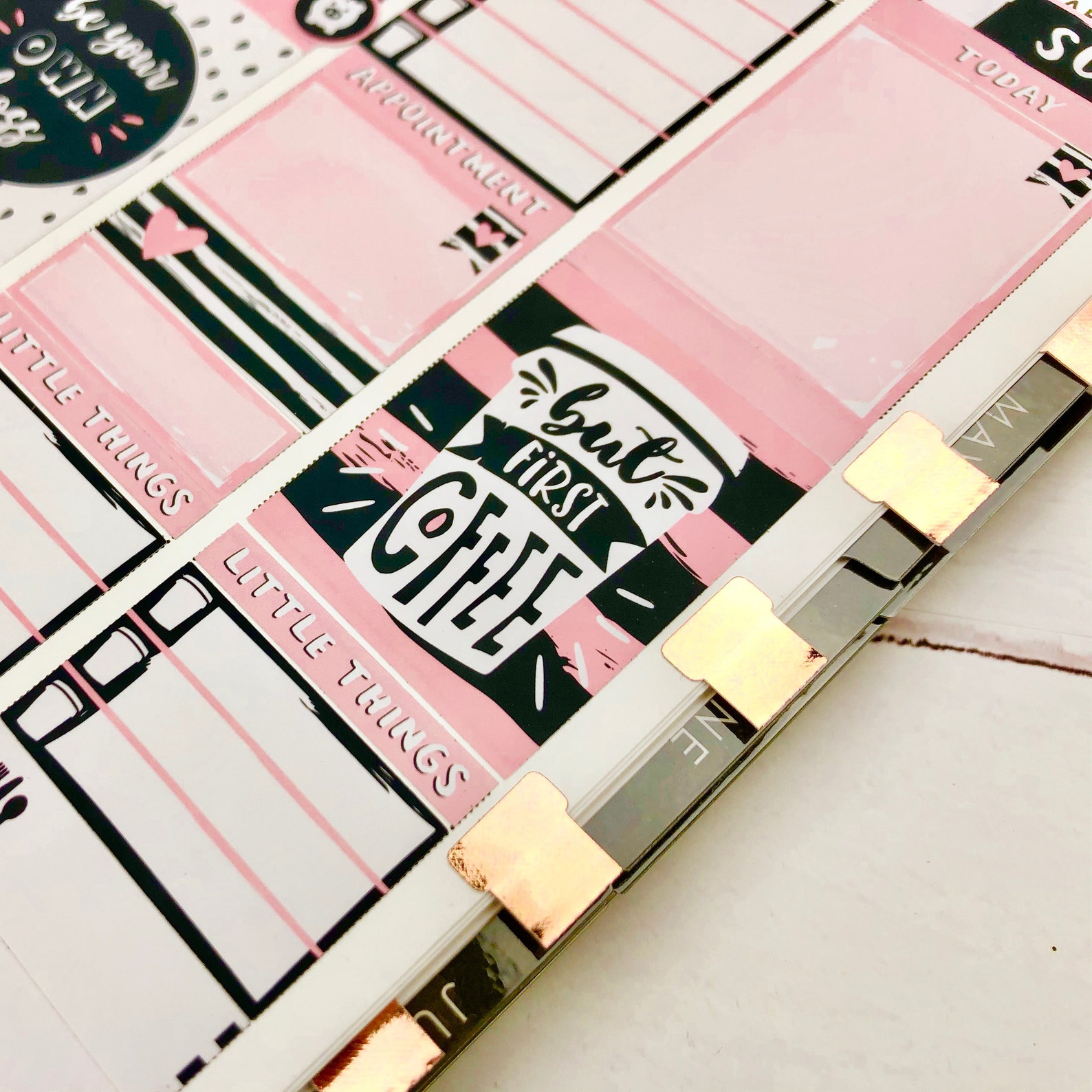 Blank Foiled Tab Stickers - Etsy