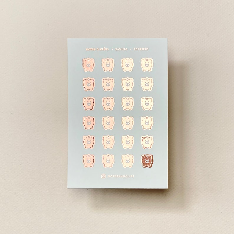 Savings Stickers Money Stickers Money Planner Stickers - Etsy