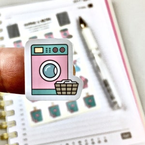 Cleaning Stickers, Laundry Stickers, Planner Stickers, Bullet Journal ...