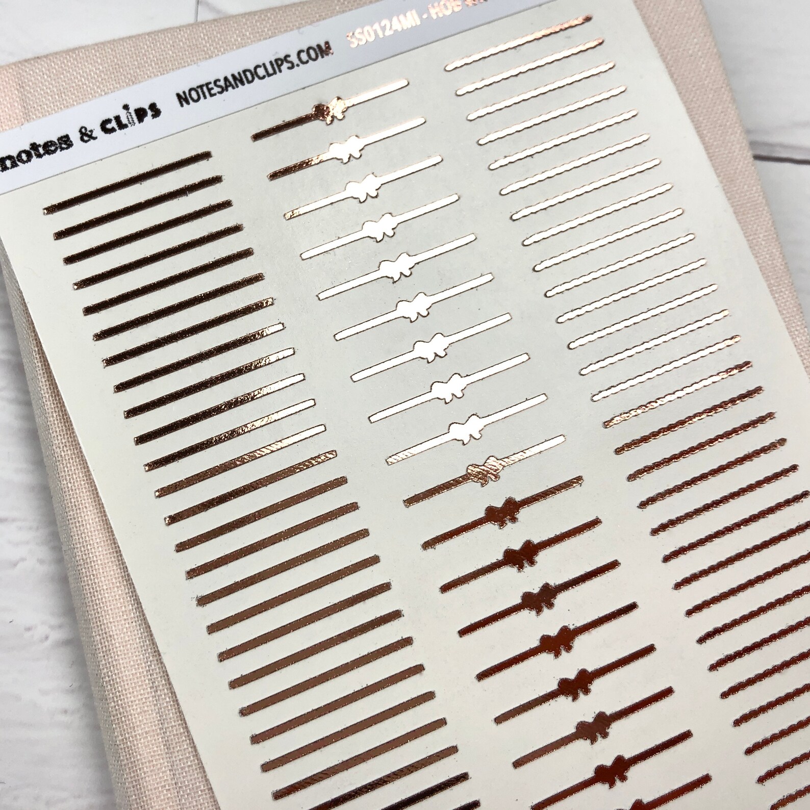 Hobonichi Weeks Divider Stickers Mini Dividers Horizontal - Etsy