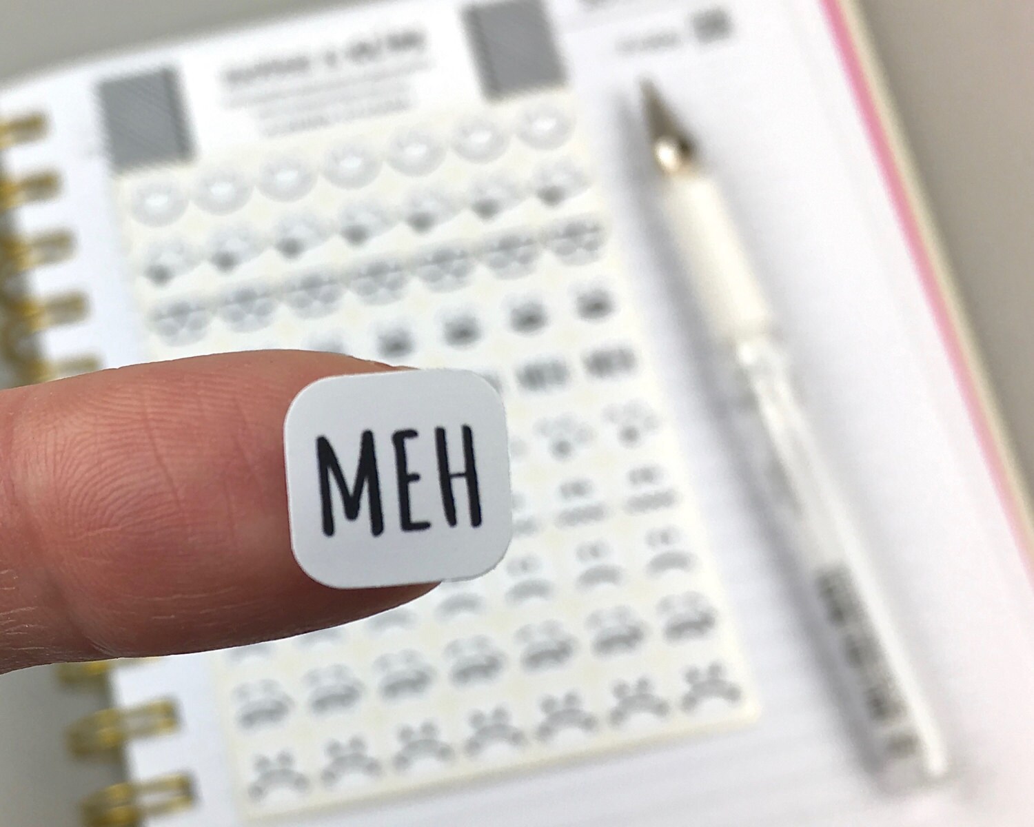 Mood Stickers Bullet Journal Stickers Planner Stickers | Etsy