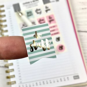 Foil Planner Stickers - Etsy