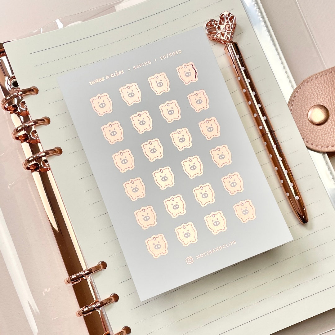 Savings Stickers, Money Stickers, Money Planner Stickers, Planner Icon ...