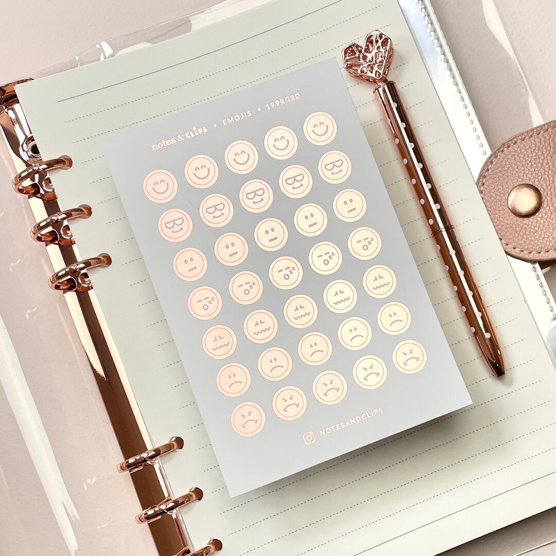 Mood Stickers, Mood Planner Stickers, Emoji Stickers, Mood Tracker ...