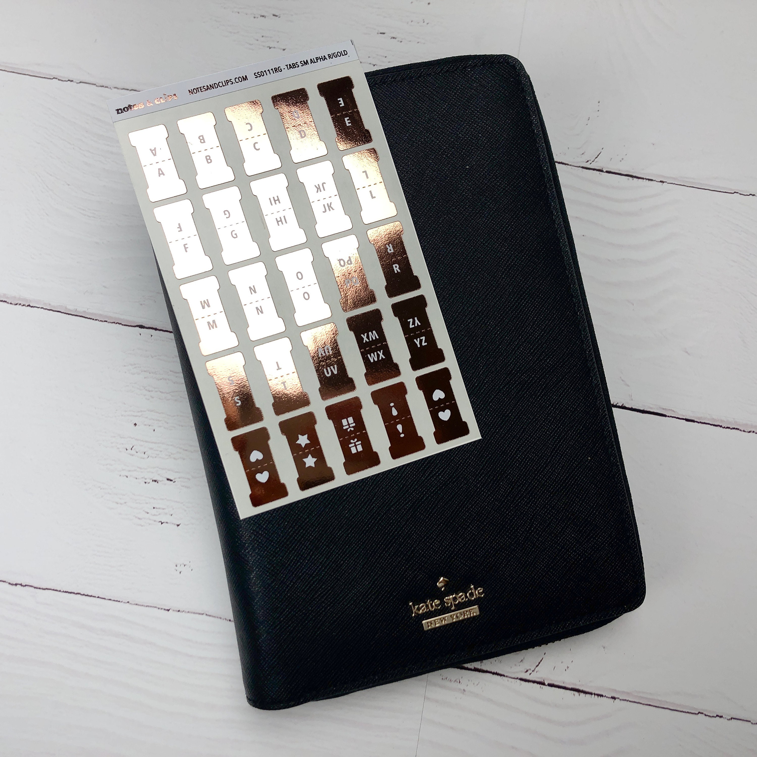 Index Tab Stickers Foiled Tab Stickers | Etsy