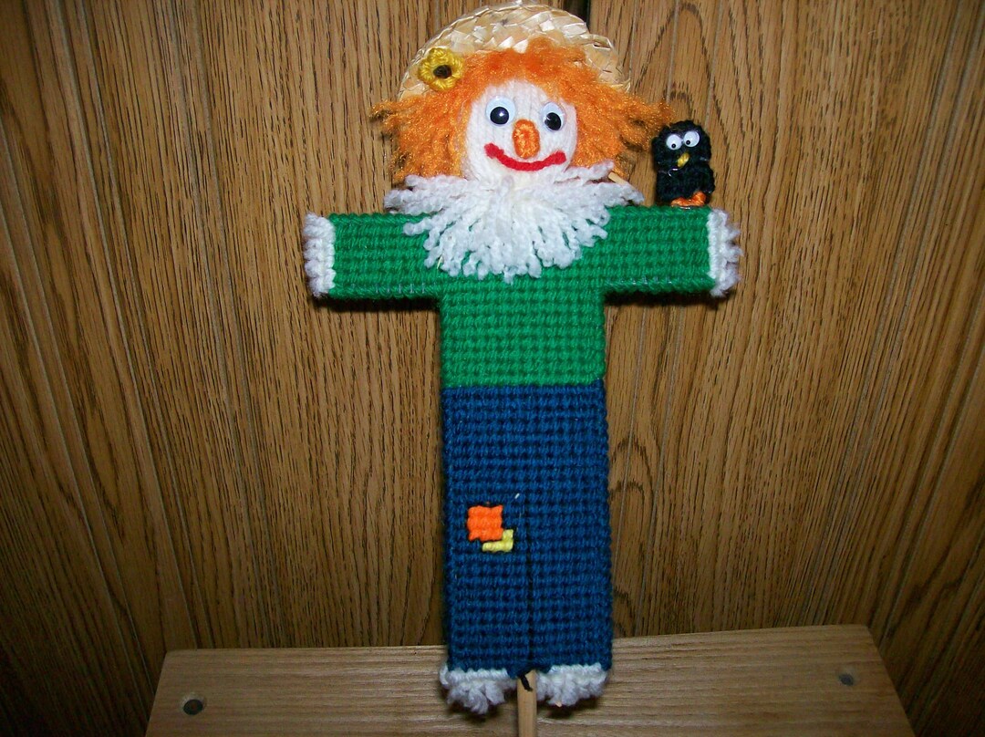 Scarecrow Plant Pick - Etsy