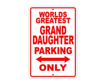 Granddaughter sign | Etsy