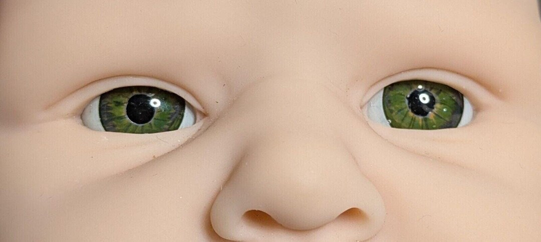 BM Originals Striking 20mm Reborn Doll Hand Painted Resin Eyes Green ...