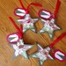 Holiday Star Shaped Tags Set of 5 - Etsy