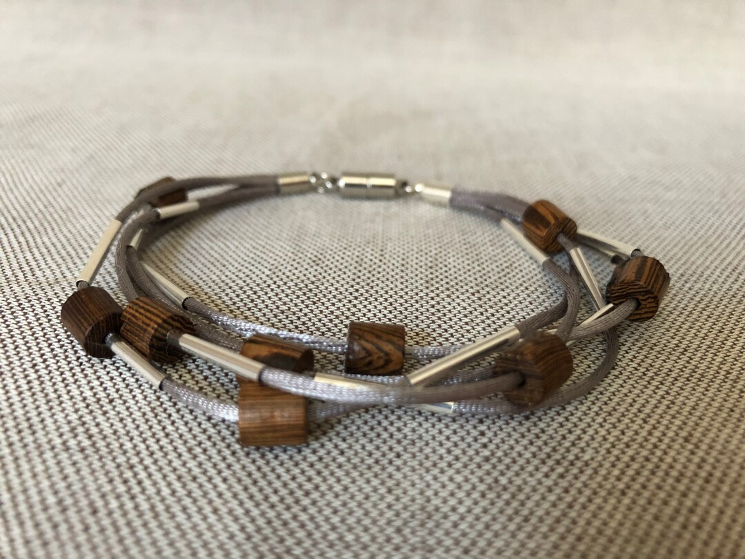 Geo Bracelet , Gray - Etsy