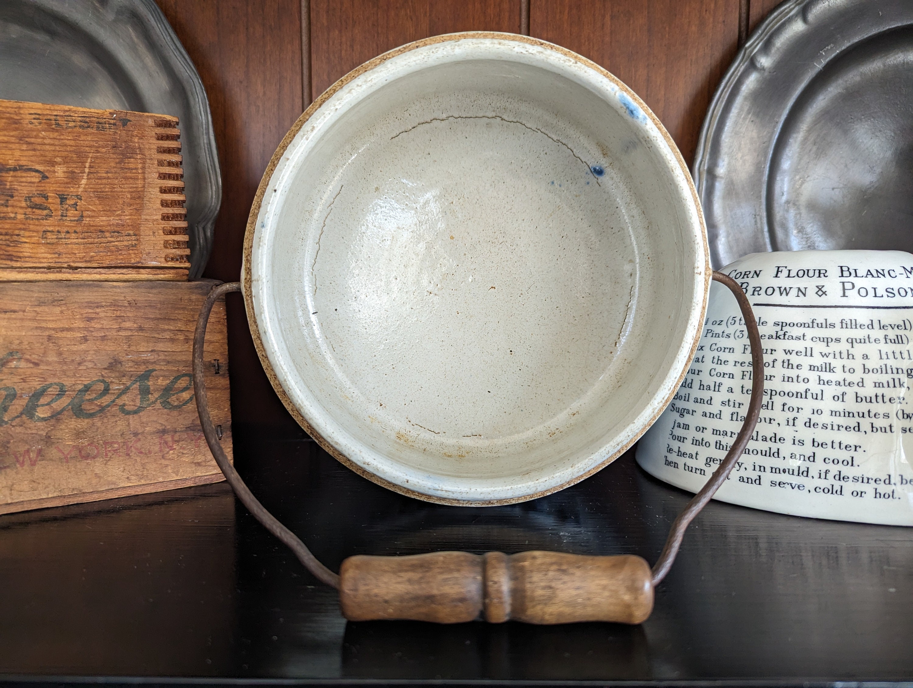 Antique 1800s Stoneware Butter Crock - Etsy