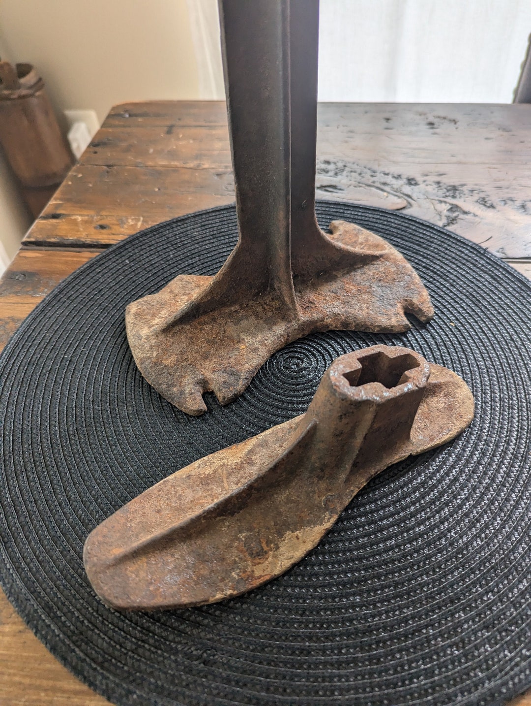 Vintage Cast Iron Foot and Leg Stand - Etsy