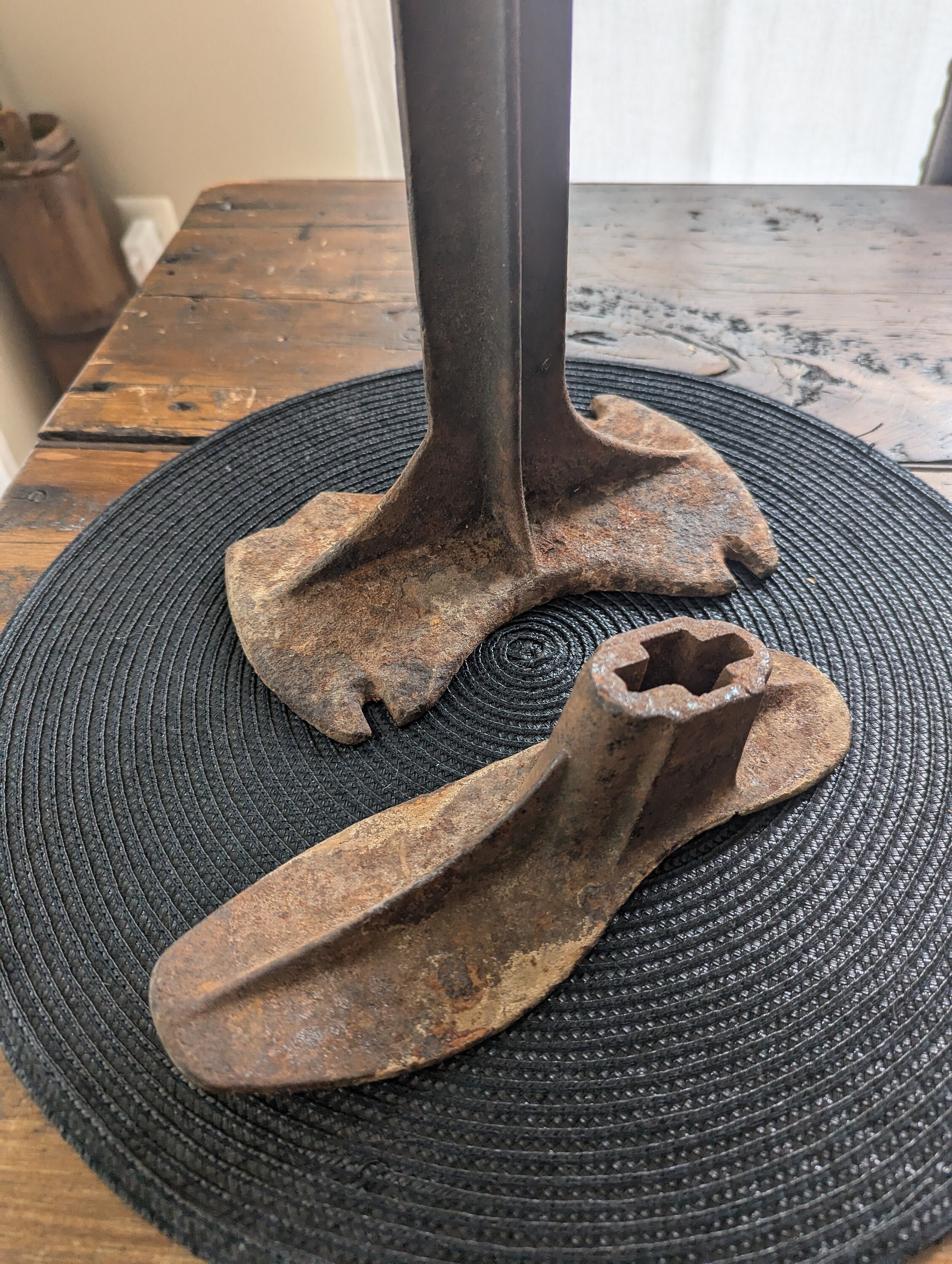 Vintage Cast Iron Foot and Leg Stand - Etsy
