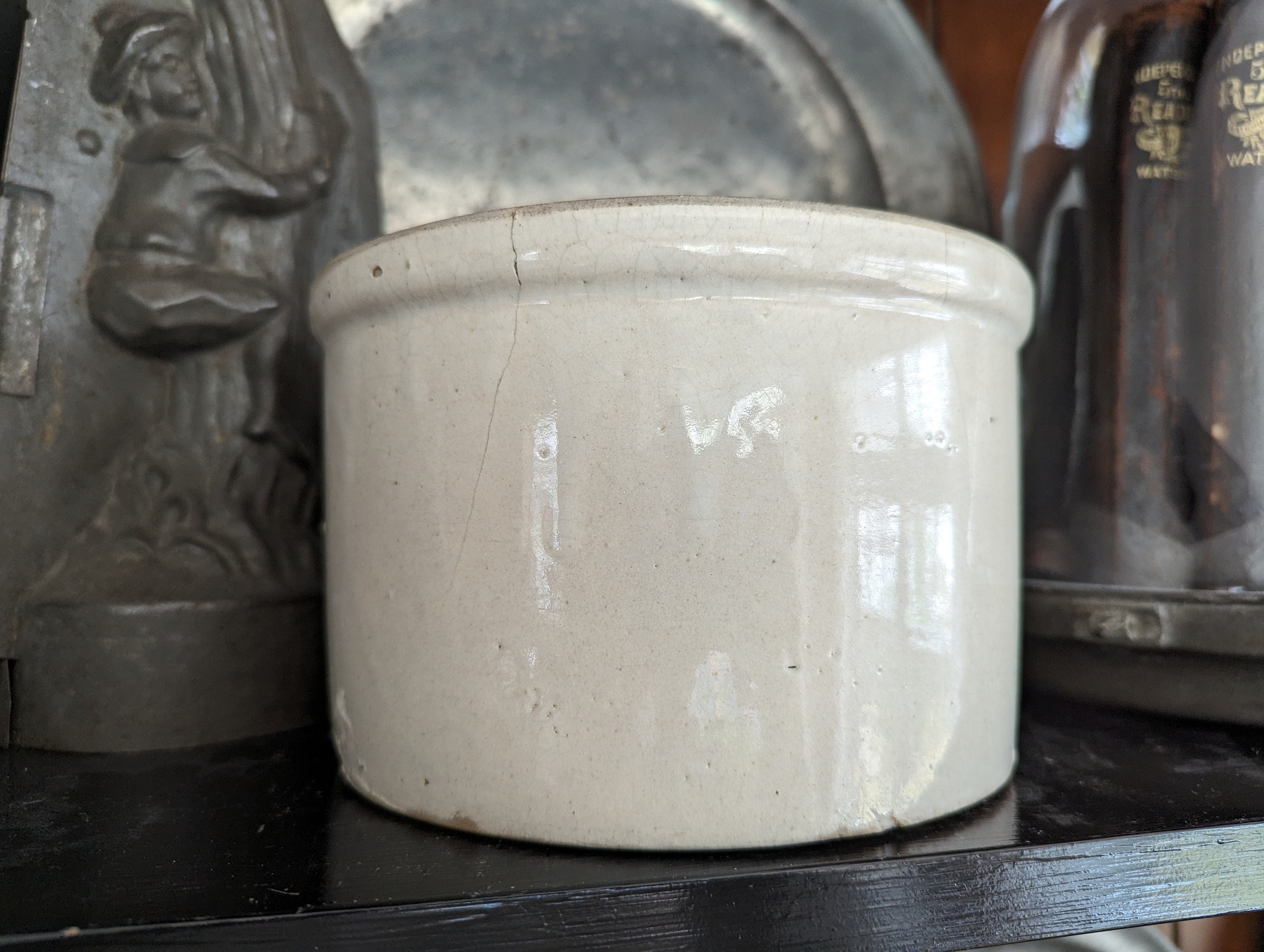 Antique Stoneware Butter Crock - Etsy