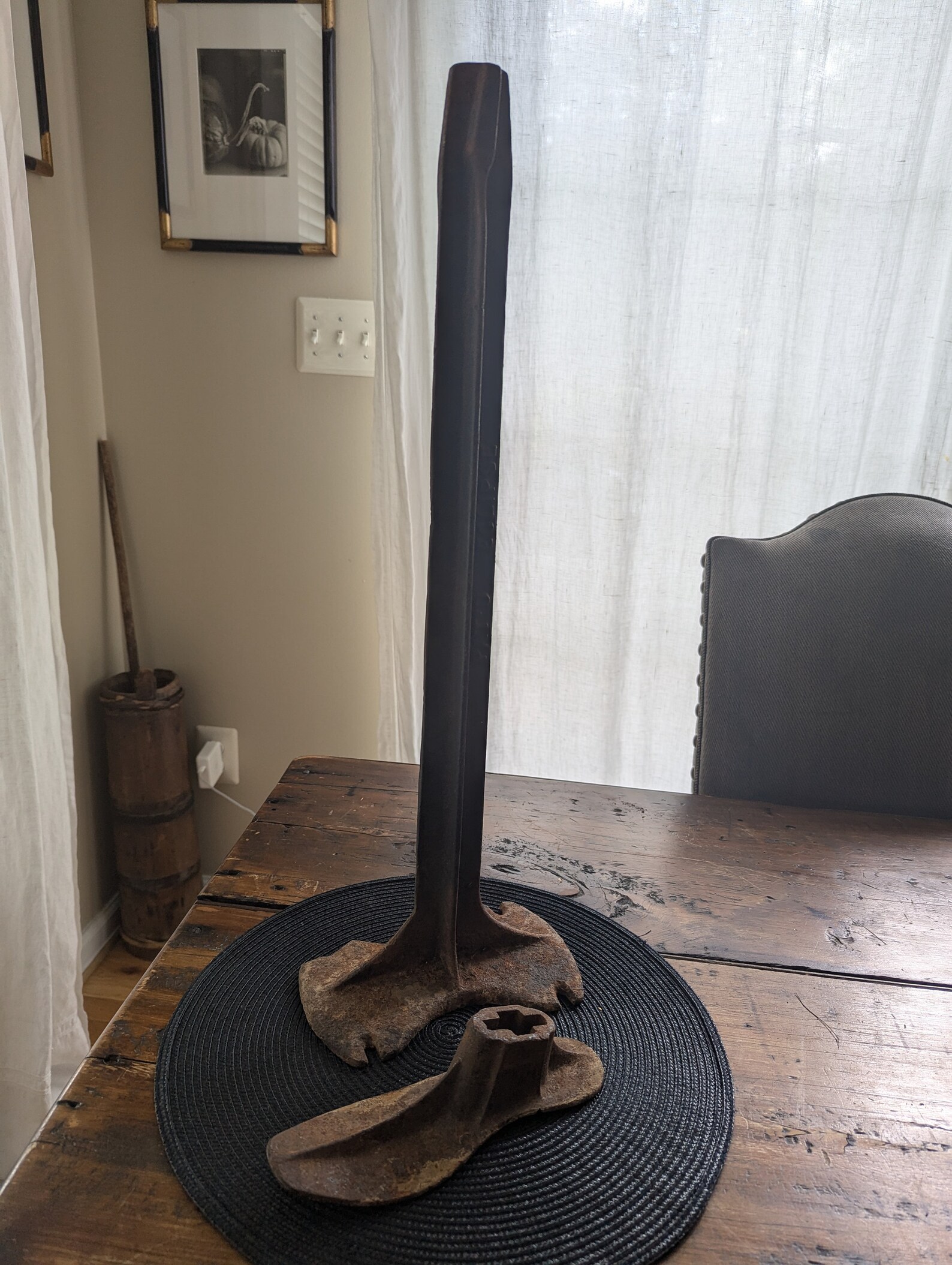 Vintage Cast Iron Foot and Leg Stand - Etsy