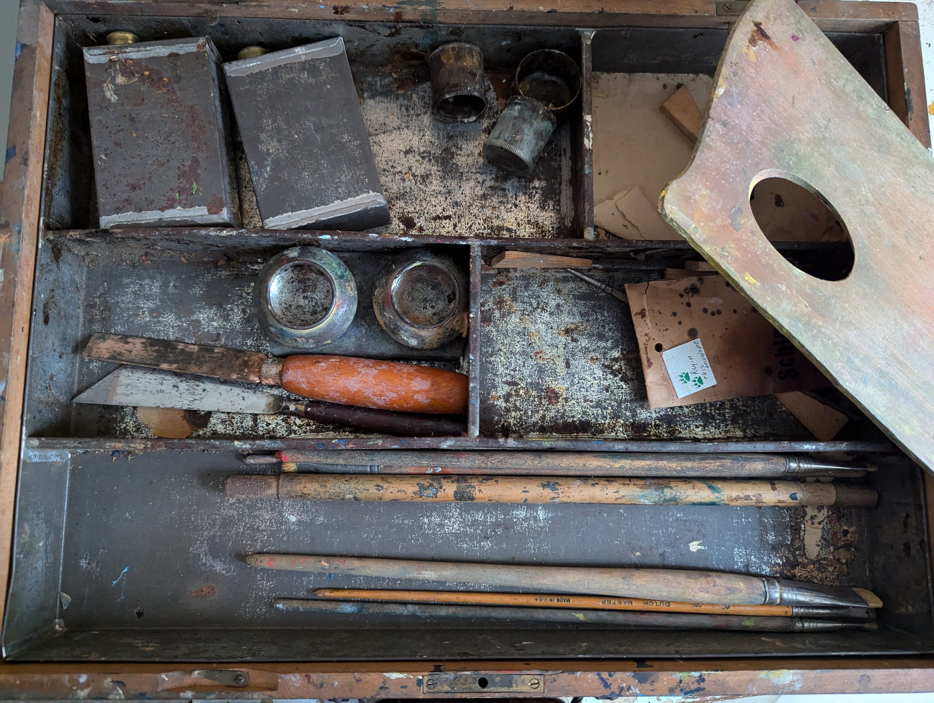 Vintage Antique Wooden Artist Box - Etsy