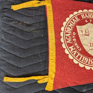 Vintage Harvard University Felt Flag - Etsy