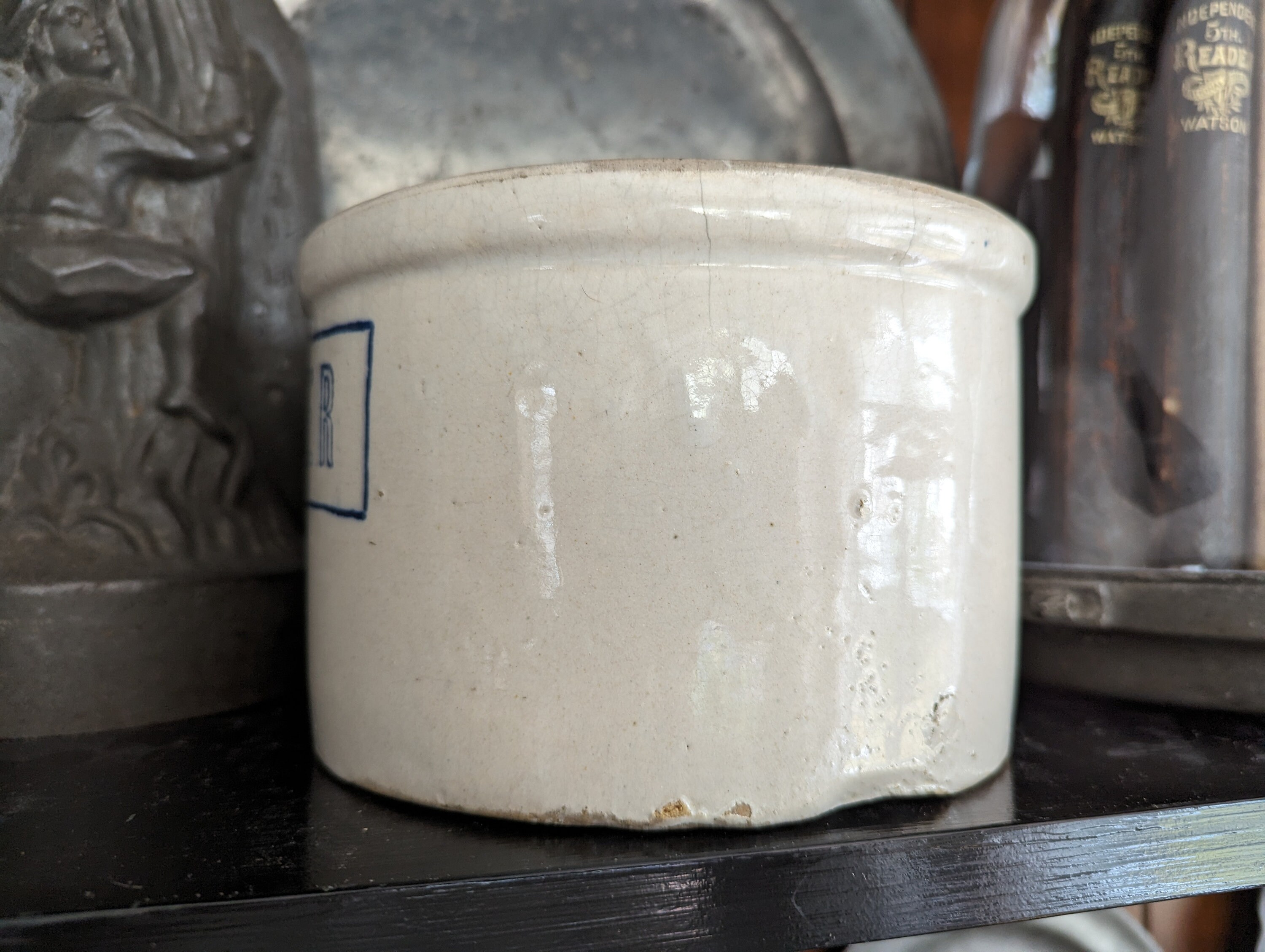 Antique Stoneware Butter Crock - Etsy
