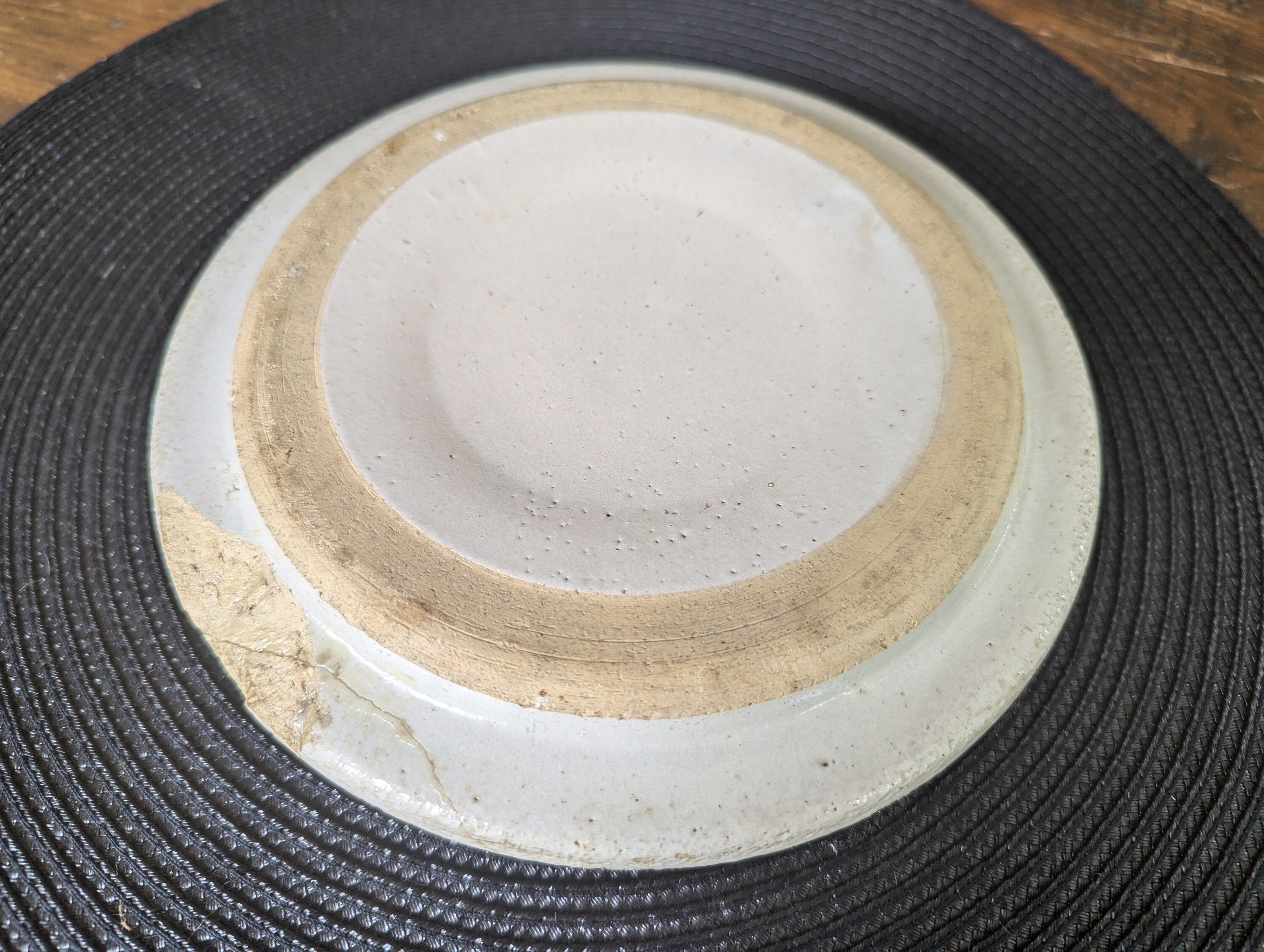 Vintage Stoneware Crock Lid With Antique Glaze - Etsy