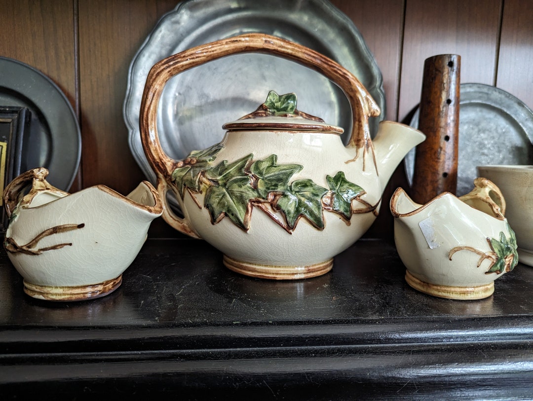 Vintage Mccoy Tea Set With English Ivy Decoration - Etsy
