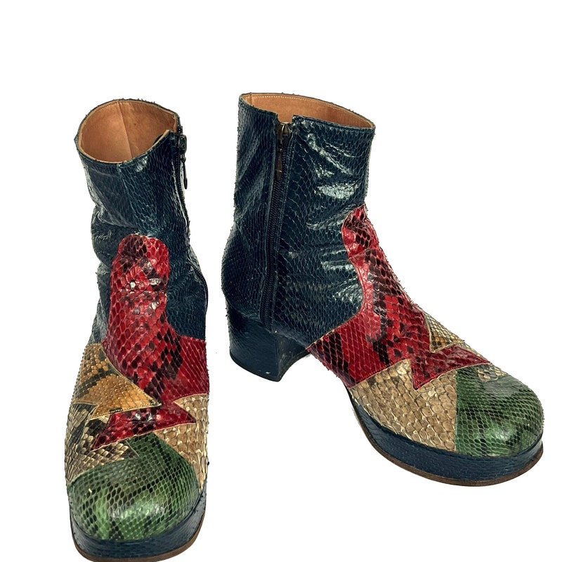 70s Mens Boots - Etsy
