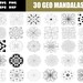 Geometric Mandala Svg, Mandala Png, Svg Bundle, Coloring Book, Floral ...