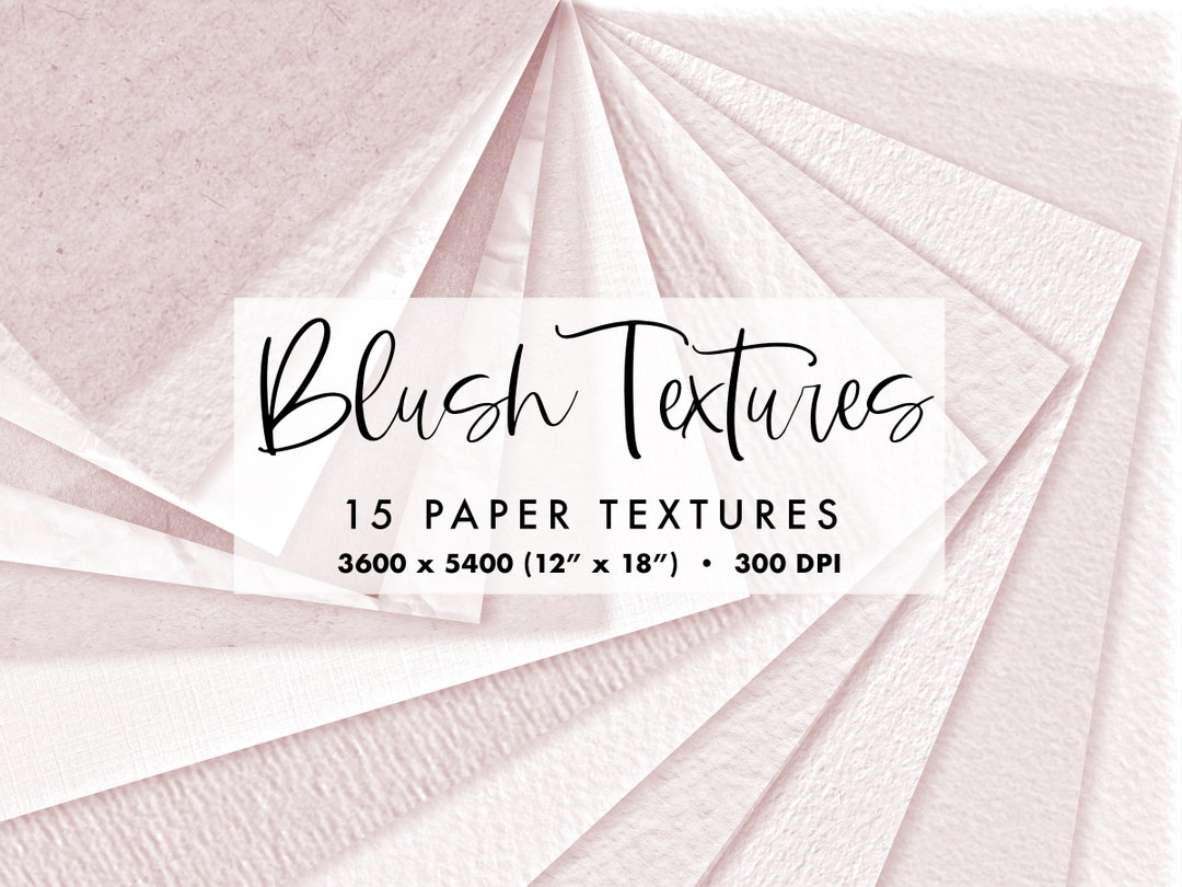 Blush Paper Textures, Digital Papers, Vintage, Light Pink Tones, Color ...