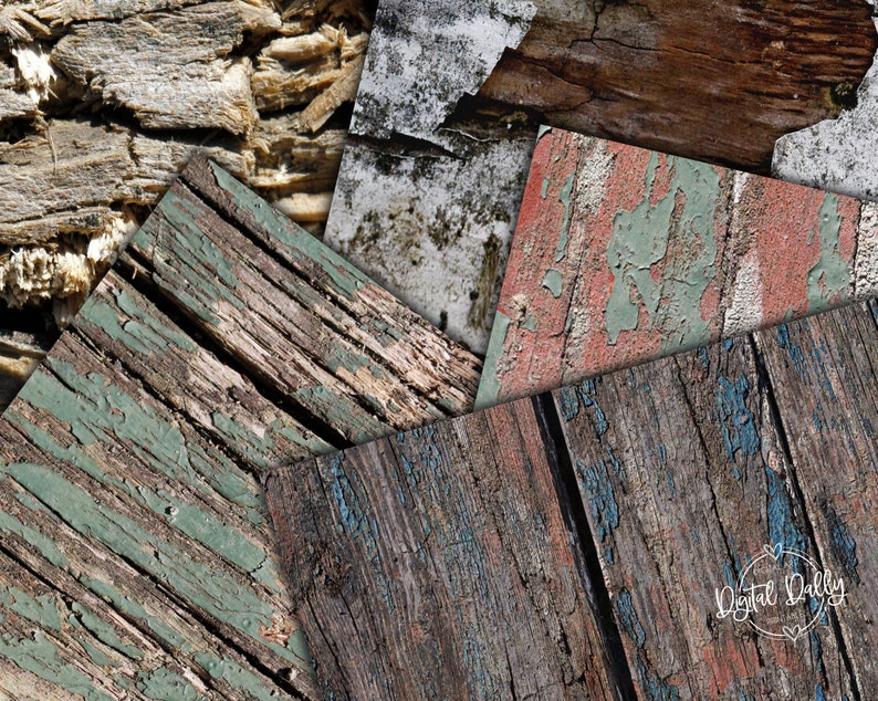 Rustic Wood Background Digital Papers, Old Wooden Backgrounds, Rustic ...