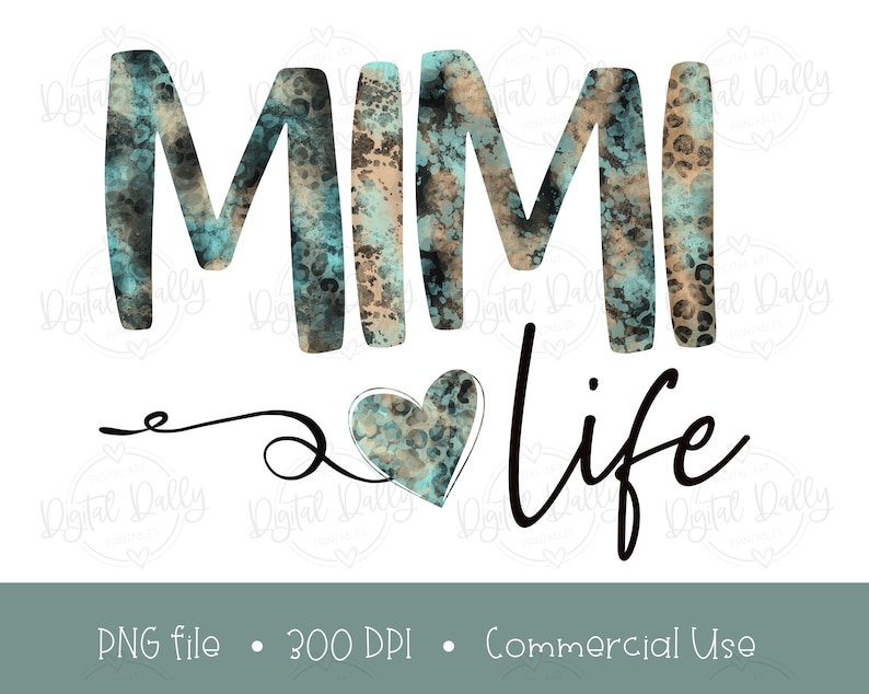 Mimi Life PNG - Mimi Life Leopard Cheetah, Turquoise, Southwestern Clip ...